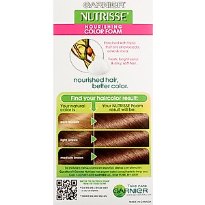 Garnier Nutrisse Nourishing Color Foam, Light Brown