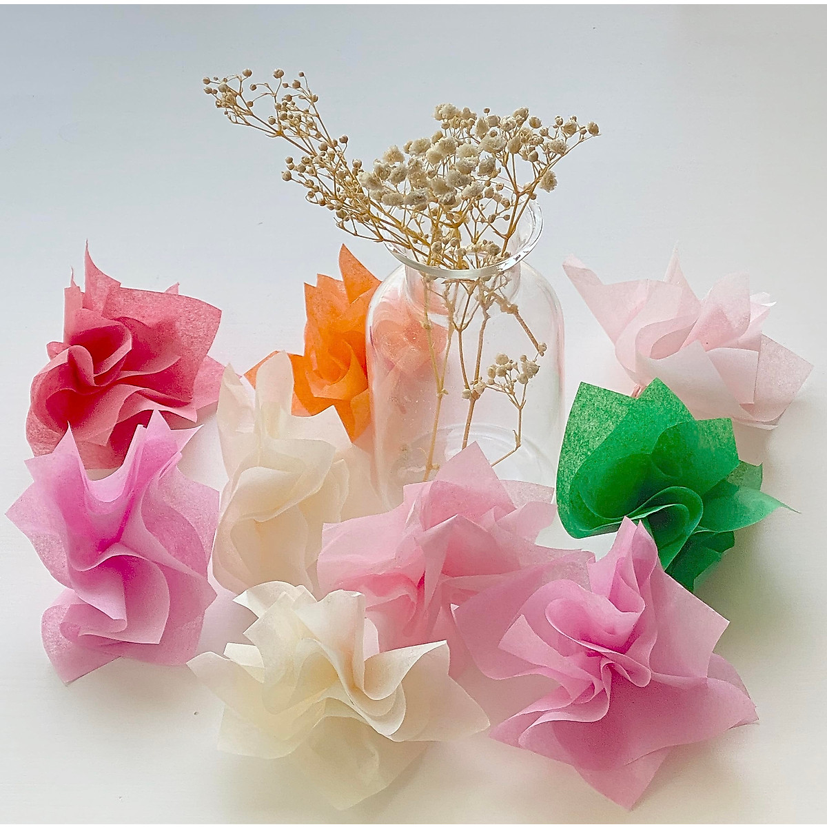 Colors of Rainbow Gift Wrapping Tissue Paper (96 Sheets, 20 Inch x 14.5 Inch) for Gift Bags Gift Boxes and Gift Baskets Packaging Baby Shower Bridal Shower Craft Project (Ivory)