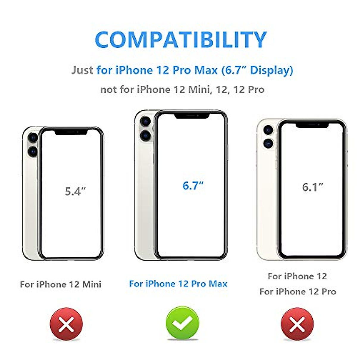 ONETOP Compatible with iPhone 12 Pro Max Wallet Case with Card Holder,PU Leather Kickstand Card Slots Case, Double Magnetic Clasp and Durable Shockproof Cover 6.7 Inch(Rose Gold)