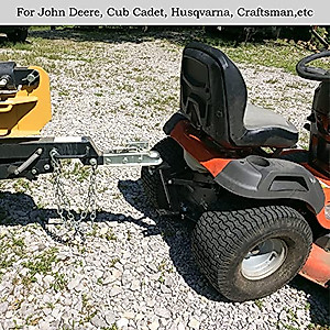 WILDESON Lawn Mower Trailer Hitch Riding Mower Garden Tractor Hitch fit for John Deere/Cub Cadet/Husqvarna/Craftsman Tow Hitch