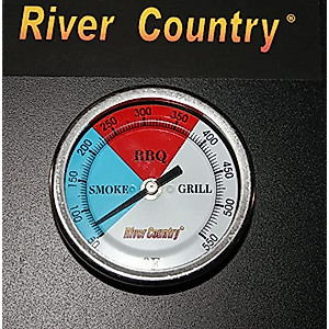 River Country 3" (RC-T34CC) Adjustable BBQ, Grill, Smoker Thermometer Temperature Gauge 50 to 550F