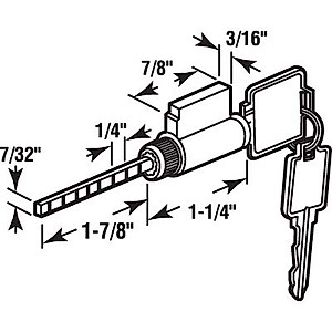 CRL Cylinder Lock with Compatible Keyway for Weiser Kwikset and Weslock - E2000