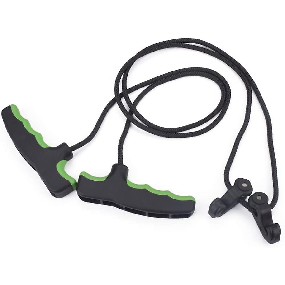 GPP Crossbow Cocking Device Three Finger Double Handle Crossbows Rope Cocker Aid Cocking String Tool (Green and Black)