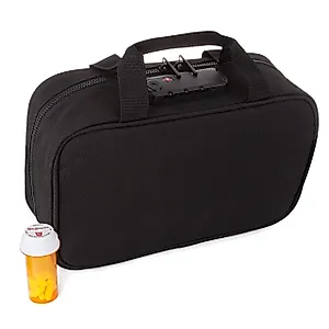 Medicine RX Safe Medication Travel Bag No Logo