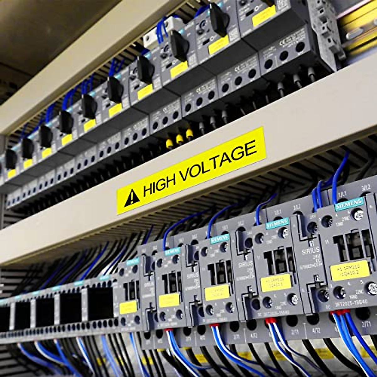 Greateam P Touch Yellow Tape 18mm Replacement for Brother TZe-641 TZe TZ Tape 18mm 0.7Inch Yellow Laminated Label Tape for Brother P-Touch Label Maker PT-D400 PT-D600 PTP700 PT2730 PTE500, 4-PK