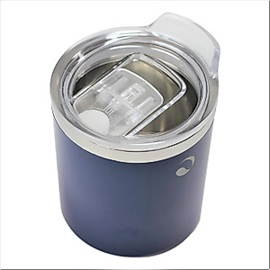 Drinco- 10oz Stainless Steel Tumbler, Vacuum Insulated Tumbler Whiskey Glass, Rocks Glass, GULT (10oz Whiskey Tumbler, Prussian)