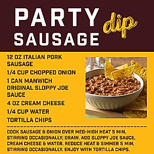 Manwich Original Sloppy Joe Sauce, Canned Sauce, 15 oz