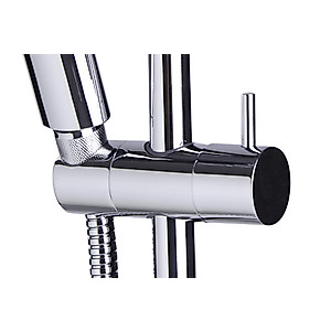 ALFI brand AB7938 Sliding Rail Hand Held Shower Head Set with Hose, Polished Chrome