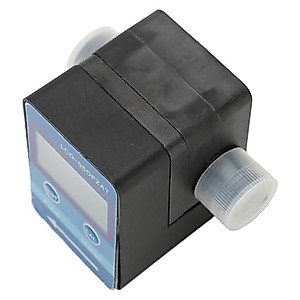 LCD Digital Liquid Meter Gasoline Water Flowmeter 2PCS G1/2in for Fuel Dispensers
