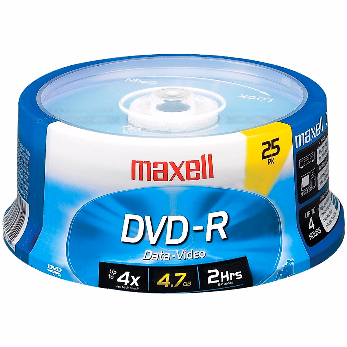 Maxell 639011 Dvd+r Spindle 4.7 Gb 25 Count