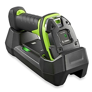 Zebra DS3678-ER (Extended Range) Ultra-Rugged Cordless 2D/1D Barcode Scanner/Linear Imager Kit, Bluetooth, FIPS, Vibration Motor, Includes Cradle, Power Supply and Heavy-Duty USB Cable (CBA-U42-S07)