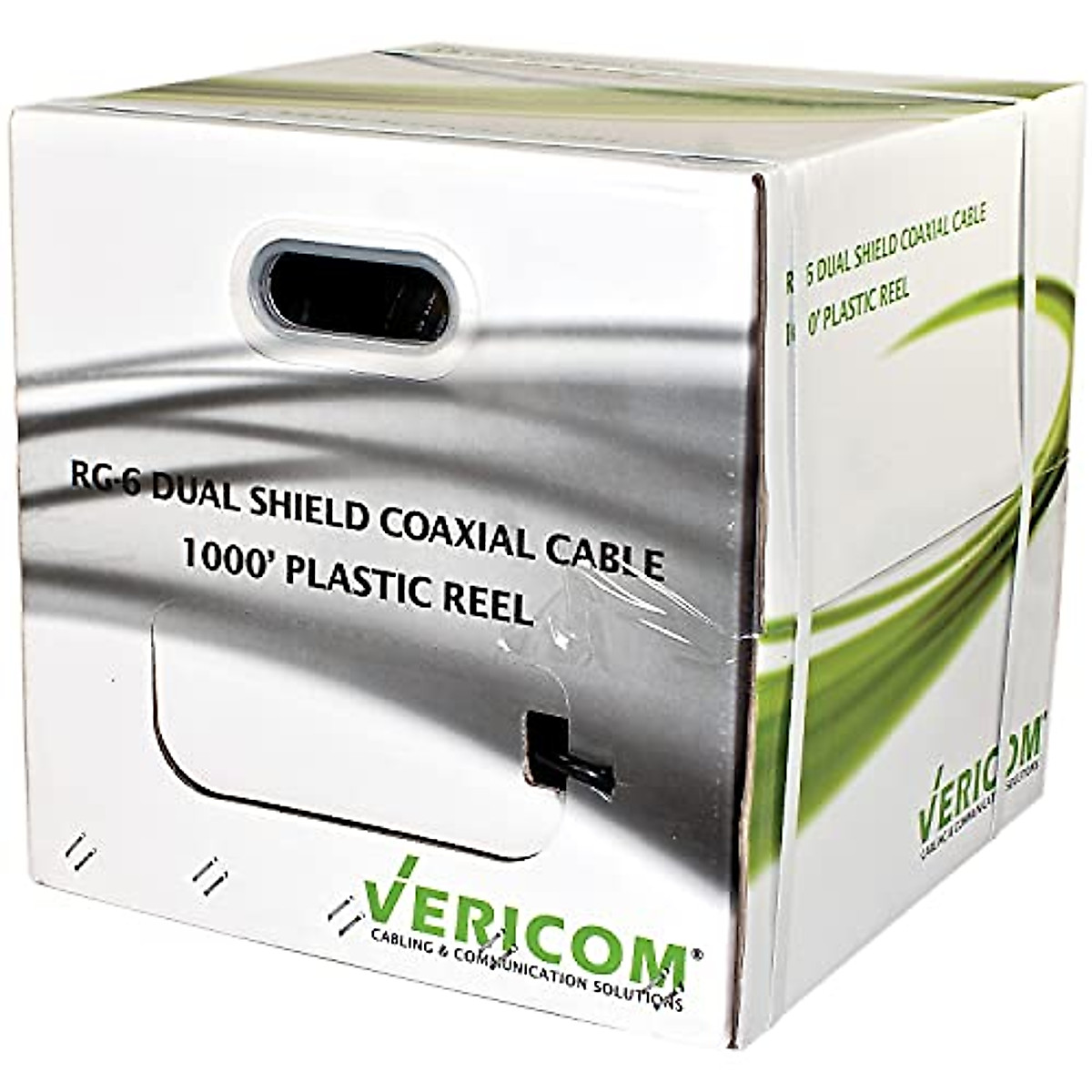 Vericom(r) 1000Ft Rg6 Dual Shld CBL Tv, Projector & Home Theater Accessories