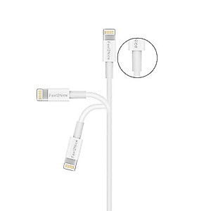 iPhone Charger Fast Charging[Apple MFi Certified] 5pack 10FT Long Lightning Cable Fast High Speed Data Sync iPhone Charger Cord for iPhone 14/13/12/11 Pro Max/XS MAX/XR/XS/X/8/7/Plus airpods (White)