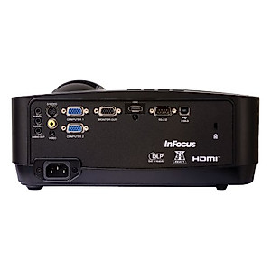 InFocus Corporation IN112a SVGA DLP Projector, HDMI, 3200 Lumens, 15000:1 Contrast Ratio, 3D