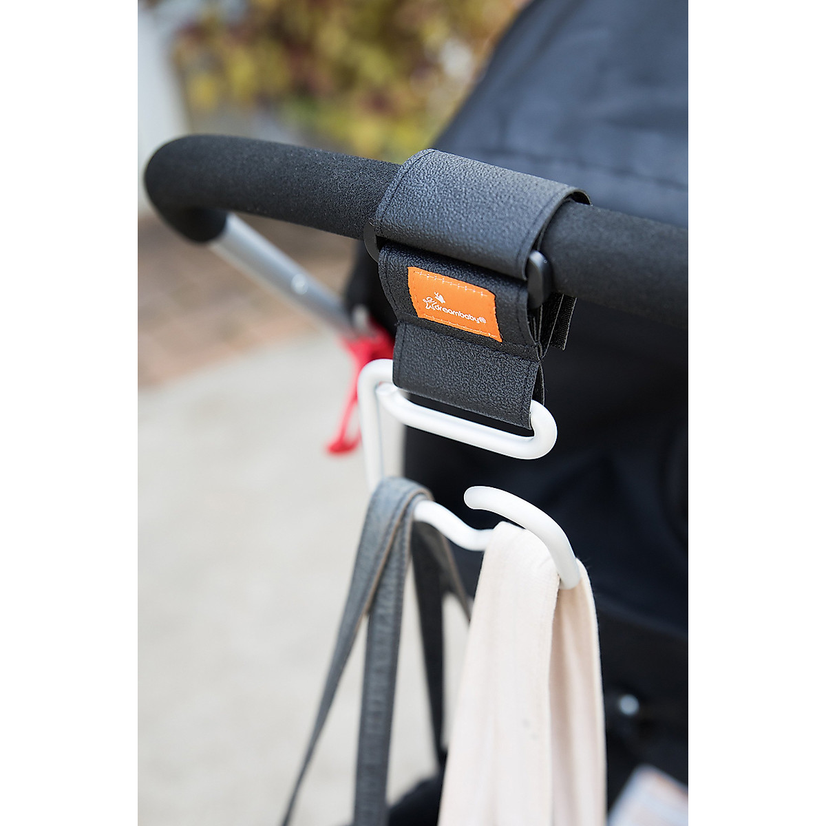 Dreambaby Strollerbuddy EZY-Fit Giant Stroller Hook, Silver/Black