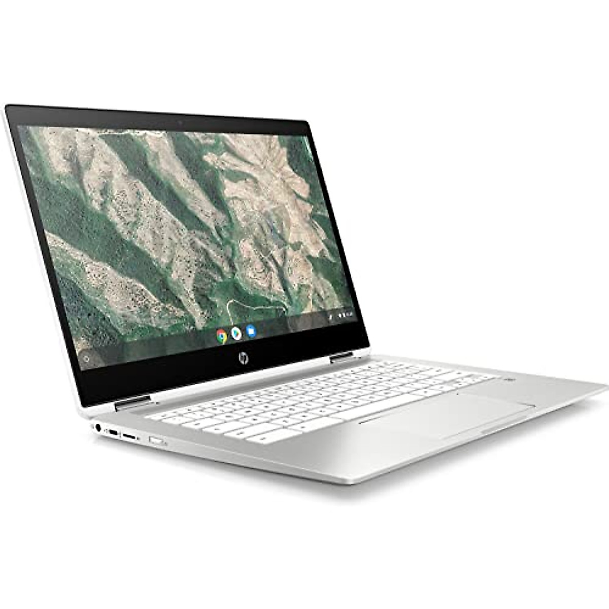 HP Chromebook x360 - 14b-ca0036nr 14" Touchscreen Intel Celeron N4000 1.1 GHz Intel UHD Graphics 600 4 GB RAM 32 GB eMMC Chrome OS BT Webcam Natural Silver (Renewed)