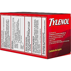 TYLENOL CAPSULE EXTRA STRENGTH 500mg - 100 Ct, Pack of 2