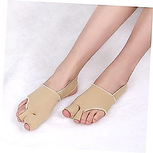 Lurrose Pedicure Stand 2 Pairs Split Foot Protector Bunion for Women Wrist Guard Splint Wrist Brace Thumb Brace Tool Stand Night Splint Hallux Valgus Correcting Socks Thumb Splints