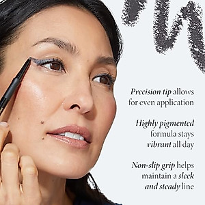 LAURA GELLER NEW YORK INKcredible Gel Eyeliner - Indigo Night - Waterproof Smudge-proof Eyeliner Pencil - Built in Sharpener