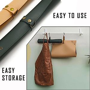 BIUWING Leather Plant Repotting Mat,Thickened Waterproof Transplanting Mat,Indoor Succulent Potting Mat for Transplant and Mess Control