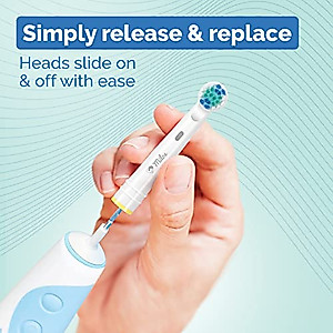 Milos Electric Toothbrush Heads - 4 Pack, Professional Toothbrush Replacement Heads, Compatible with Oral-B Toothbrushes