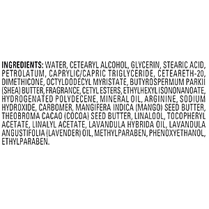 Jergens Lavender Body Butter Body and Hand Lotion, Moisturizer for Women, 7 Fl Oz (Pack of 1), with Essential Oils for Indulgent Moisturization White