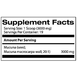 Samsara Herbs Mucuna Pruriens (2oz/57g) - Powder Extract from Velvet Beans