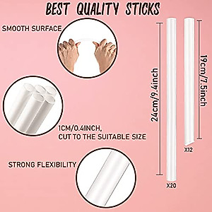 Atiiva Cake Separator Plates and Pillars Set- 4 Pieces Cake Separator Plates with 20 Pieces Transparent Cake Sticks Support Rods- Exquisite Round Layered Cake Combo Set