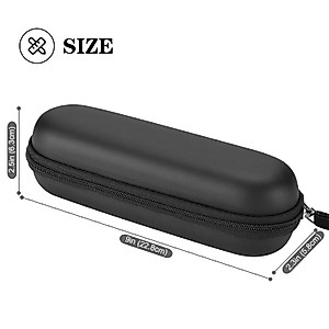 ProCase Electric Toothbrush Hard Travel Case Compatible with Oral-B Pro 1000 8000, Sonicare 1100 5100 6100, Carrying Bag Carrier for Battery Power Rechargeable Toothbrush (Case Only) –Black