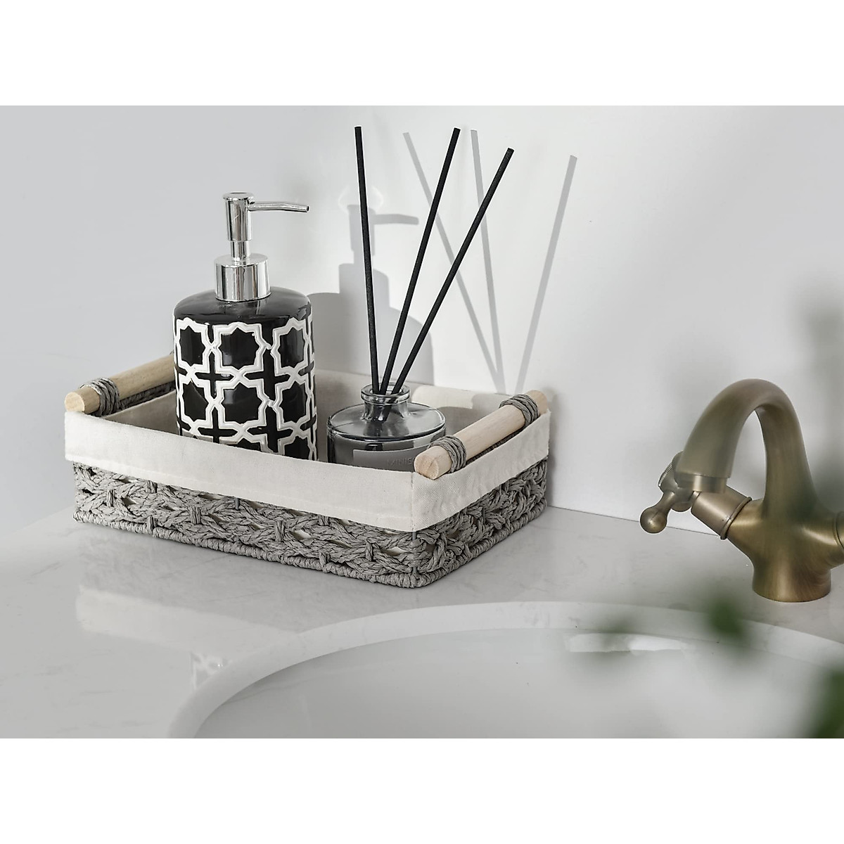 StorageWorks Open Home Storage Wicker Baskets