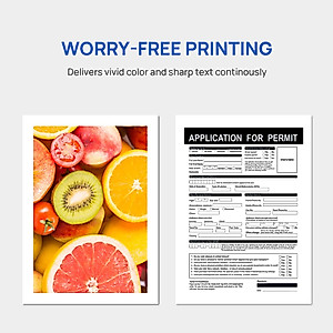 HADEESU MPC2551 Black/Cyan/Magenta/Yellow 841586 841503 841502 841501 Toner Cartridges Compatible with Ricoh MP C2050 C2051 C2550 C2551 Printer, 4 Pack