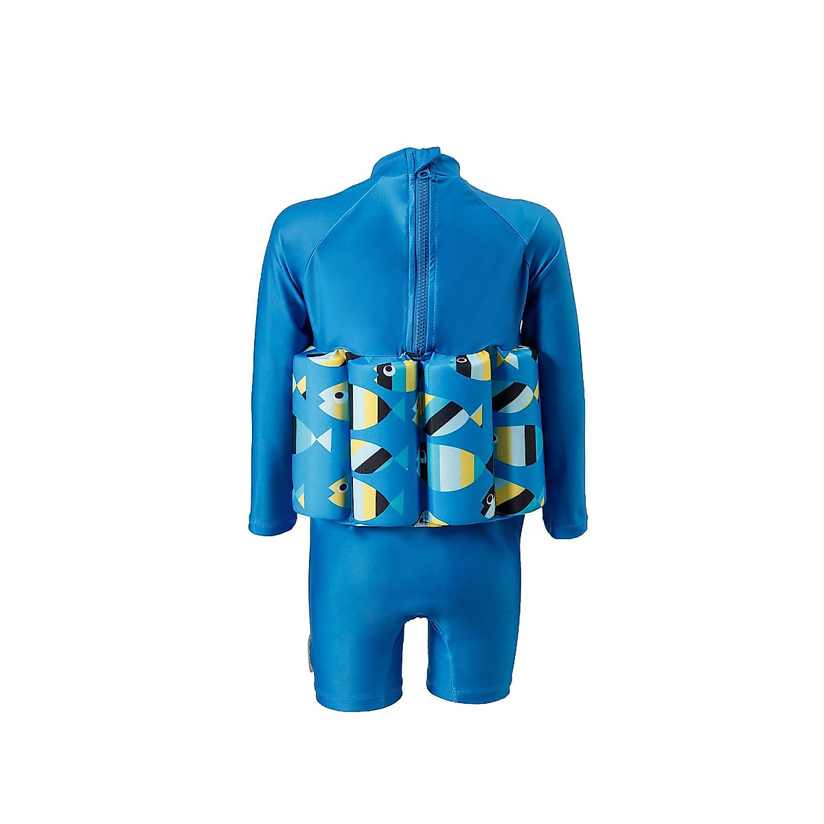 ELUCKFACE Baby Kids Floatation Suit Float One-Piece Swimwear Buoyancy for Girls Boys 50+Blue 2-3years