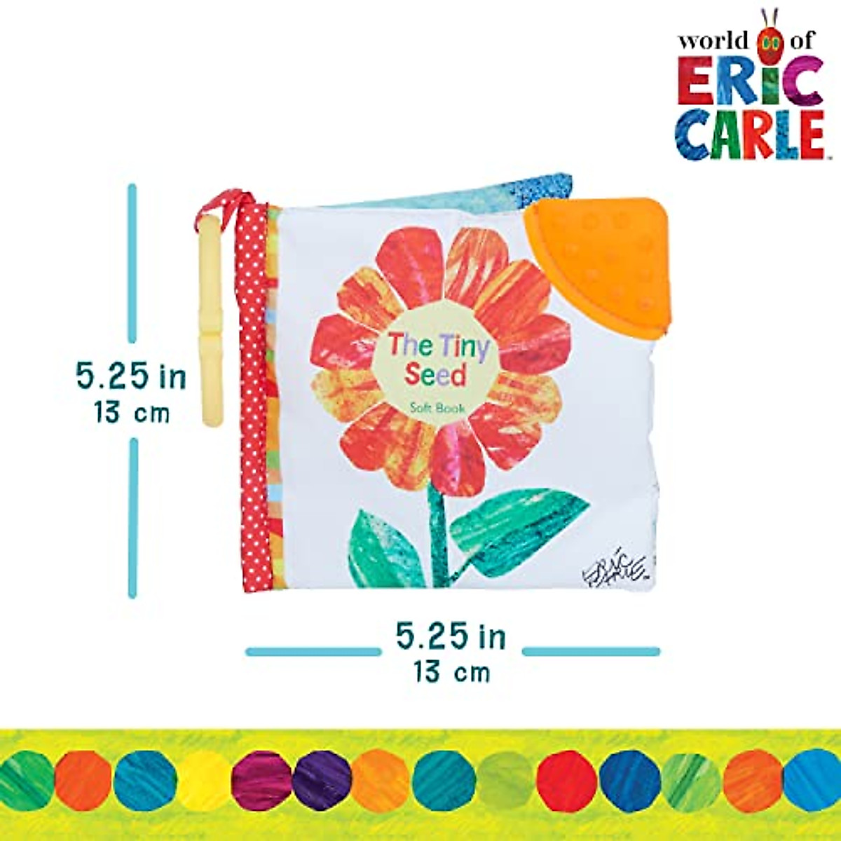 World of Eric Carle, The Very Hungry Caterpillar Tiny Seed Clip-On Soft Book