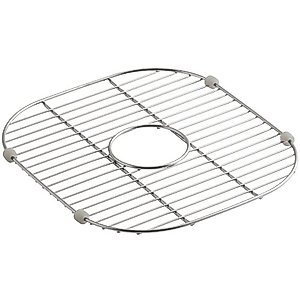 KOHLER 6390-ST Sink Rack, 13-1/2-Inch X 14-7/8-Inch for K-3356 Undertone and K-3356-Hcf Undertone Preserve Sinks, Stainless Steel