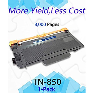 EASYPRINT Compatible TN850 TN-850 TN-820 TN820 Toner Cartridge Used for Brother DCP-L5500DN DCP-L5650DN HL-L6200DWT HL-L6250DW MFC-L5800DW MFC-L6750DW Printer (1 Black)