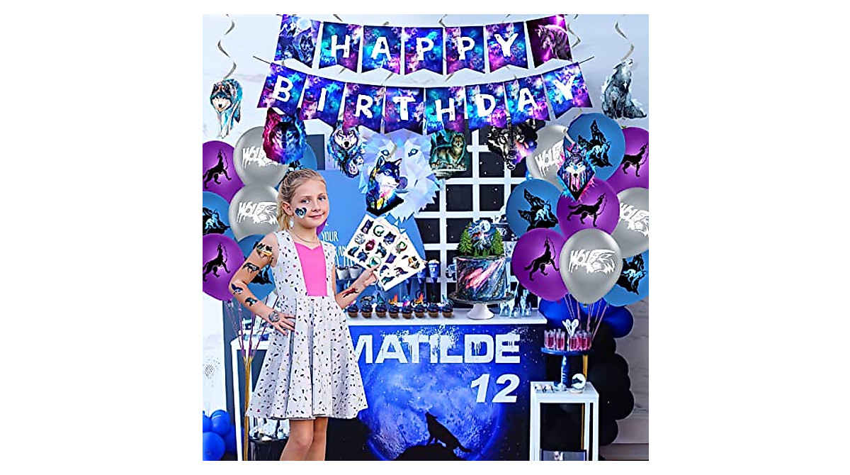 Wolf Party Decorations for Epic Birthday Celebrations