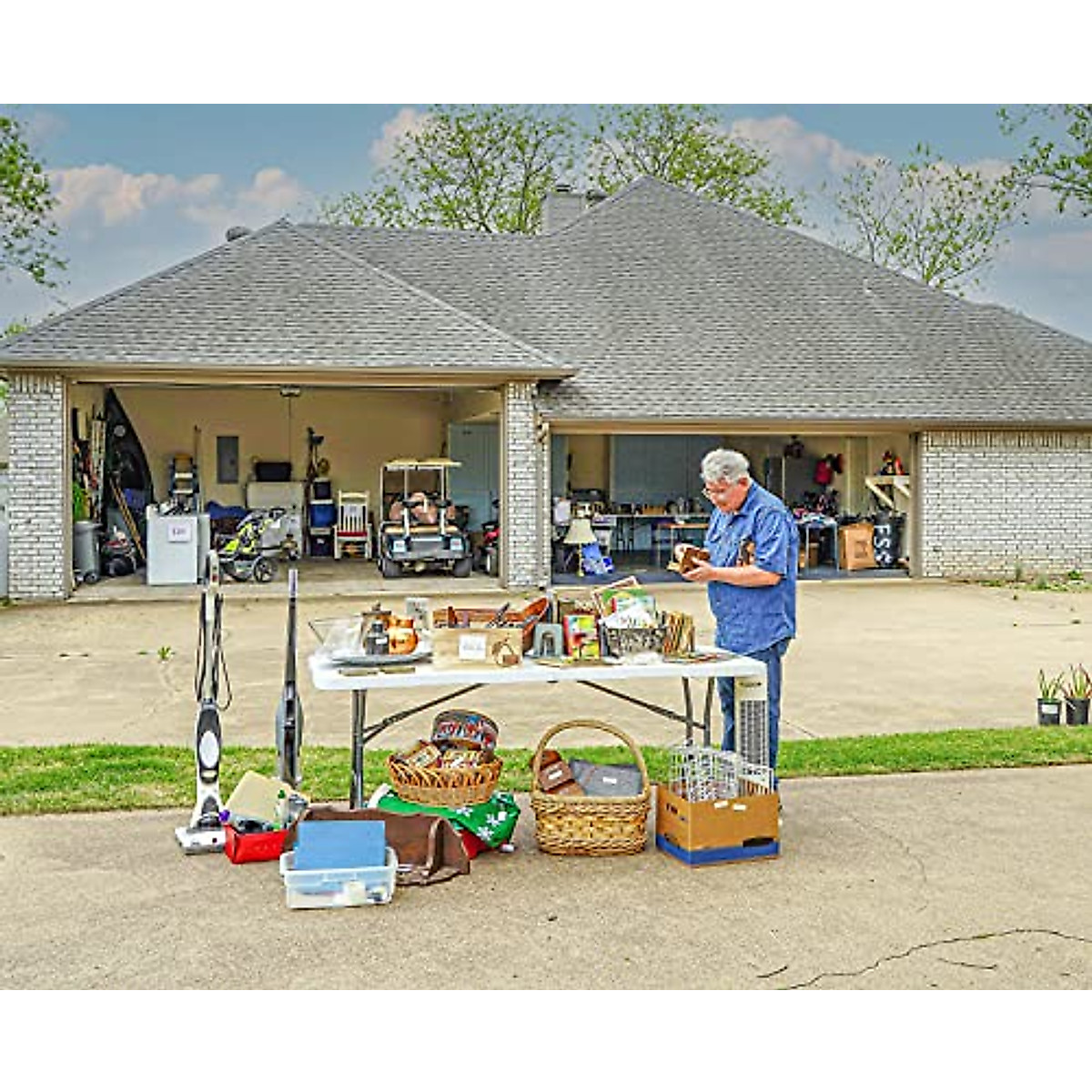 ABCCANOPY 60x 30 Inches Plastic Folding Picnic Table
