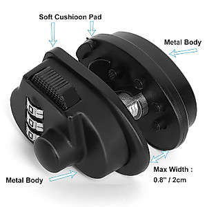 UrbanX Professional Trigger Lock - 3 Digit Combination Lock for ALFA Combat .45 ACP - Fits Pistols, Rifles, BB Rifles & Shotguns - 1 Pack
