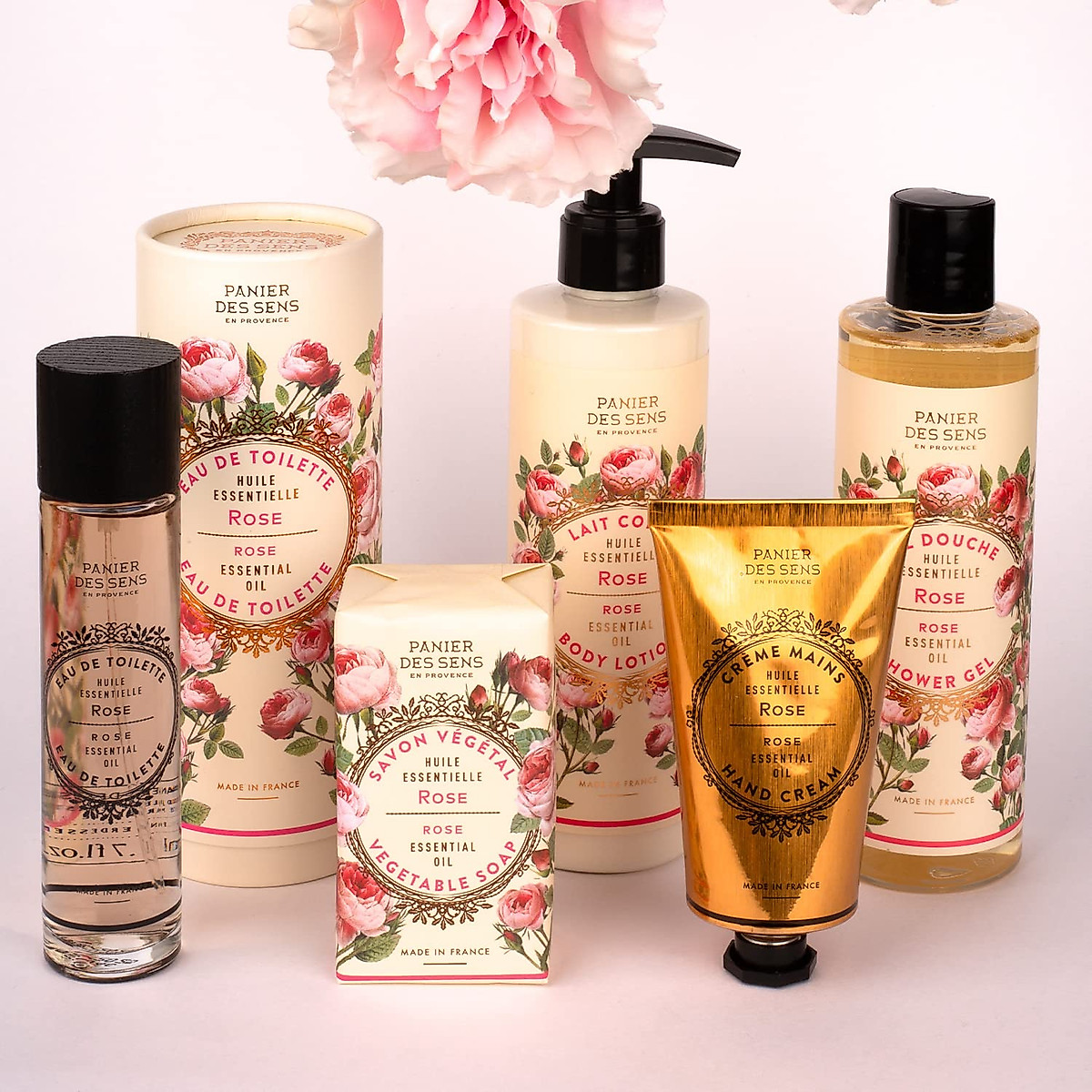 Panier des Sens - Rose Eau de Toilette - Valentines Day Gifts for Women - Light Rose Perfume for Women - Floral Fragrance - Gift Ideas for Her - Parfum Made in France – Hair & Body Spray 1.7 Floz