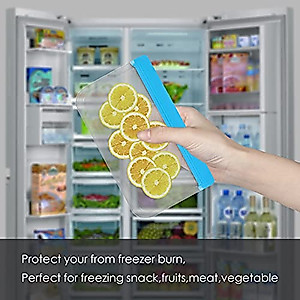 Skycase Reusable Storage Bags,[6 Pack] Reusable Food Storage Bags,2 Snack Bags+2 Sandwich Bags+2 Gallon Bags, Silicone Food Storage Bags for Fruits,Travel,Home Organization