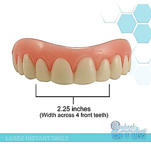Instant Smile - Large Size Handmade Veneer - Original - Fix Your Smile in just Minutes!