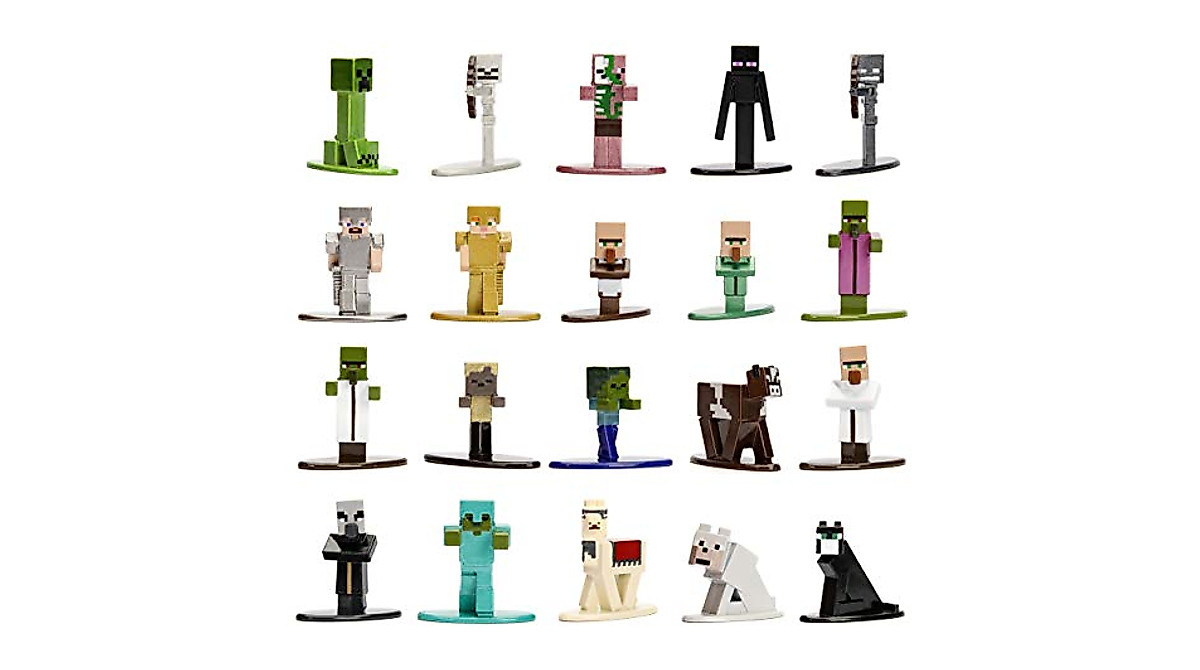 JADA Minecraft 20-Pack Nano METALFIGS - Collect Them All!