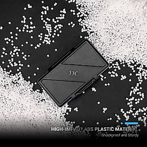 30 Slots Micro SD Card Case with Index Label, Water Resistant & Shockproof Micro SD Card Holder, Compact MicroSDHC/MicroSDXC/Micro SD Card Organizer Storage