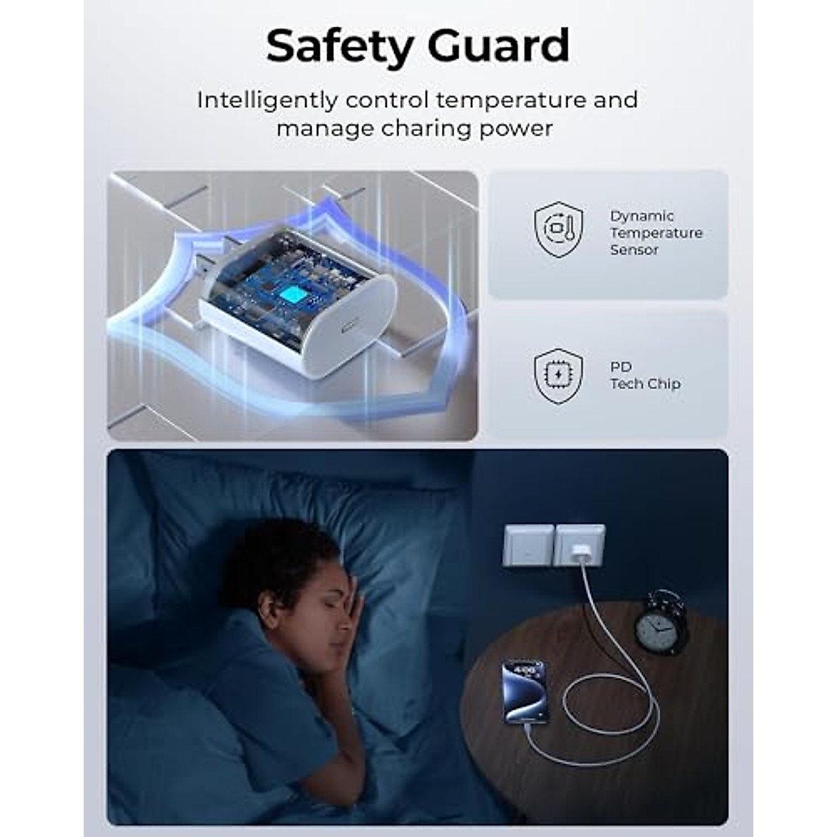 USB C Charger for iPhone 15, [MFi Certified] 20W PD Wall Charger Block with 6.6FT Long USB C to C Fast Charging Cord for iPhone 15/15 Pro Max/15 Pro/15 Plus, iPad Pro/Air/Mini, iPad 10th Generation