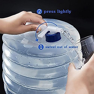 Car Collapsible Bucket Folding Foldable Portable 5L/10L/15L Plastic Water Bucket WithTap for Outdoor Garden Camping Fishing BBQ