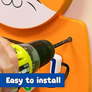 SPARK & WOW Cat Activity Wall Panel - Ages 18m+ - Montessori Sensory Wall Toy - Number Matching Activity - Busy Board - Toddler Room Décor