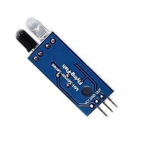 Kiro&Seeu 2pcs IR Infrared Obstacle Avoidance Sensor IR Transmitting and Receiving Tube Photoelectric Switch 3-pin Compatible with Ar-duino Smart Car Robot