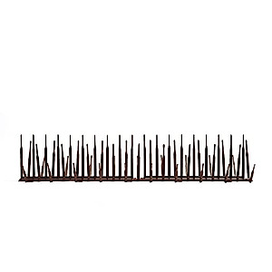 Plastic Bird Spikes 7 inch Wide Brown 10 ft. Box