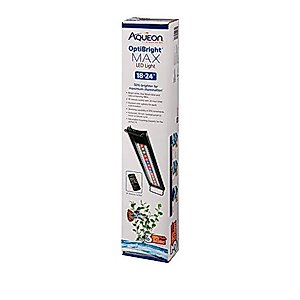 Aqueon OptiBright MAX LED Light, 18 to 24 Inches, Remote Control Aquarium Lamp