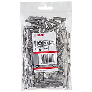 Bosch 2607001565 Extra Hard Screwdriver Bit, Pz 3, 25mm Length, Blue